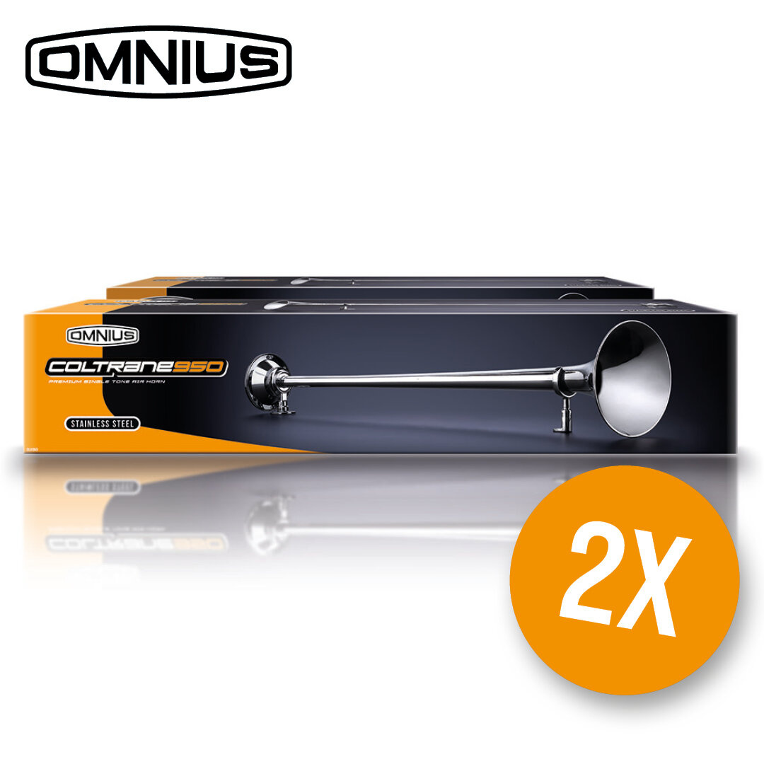 2x Omnius Coltrane 950 Airhorn + free Luhmi maintenance kit - Go-in-Style.nl