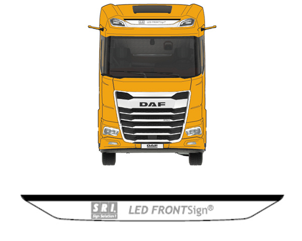 FRONTSIGNLED® - DAF XG 14x130 cm - Go-in-Style.nl
