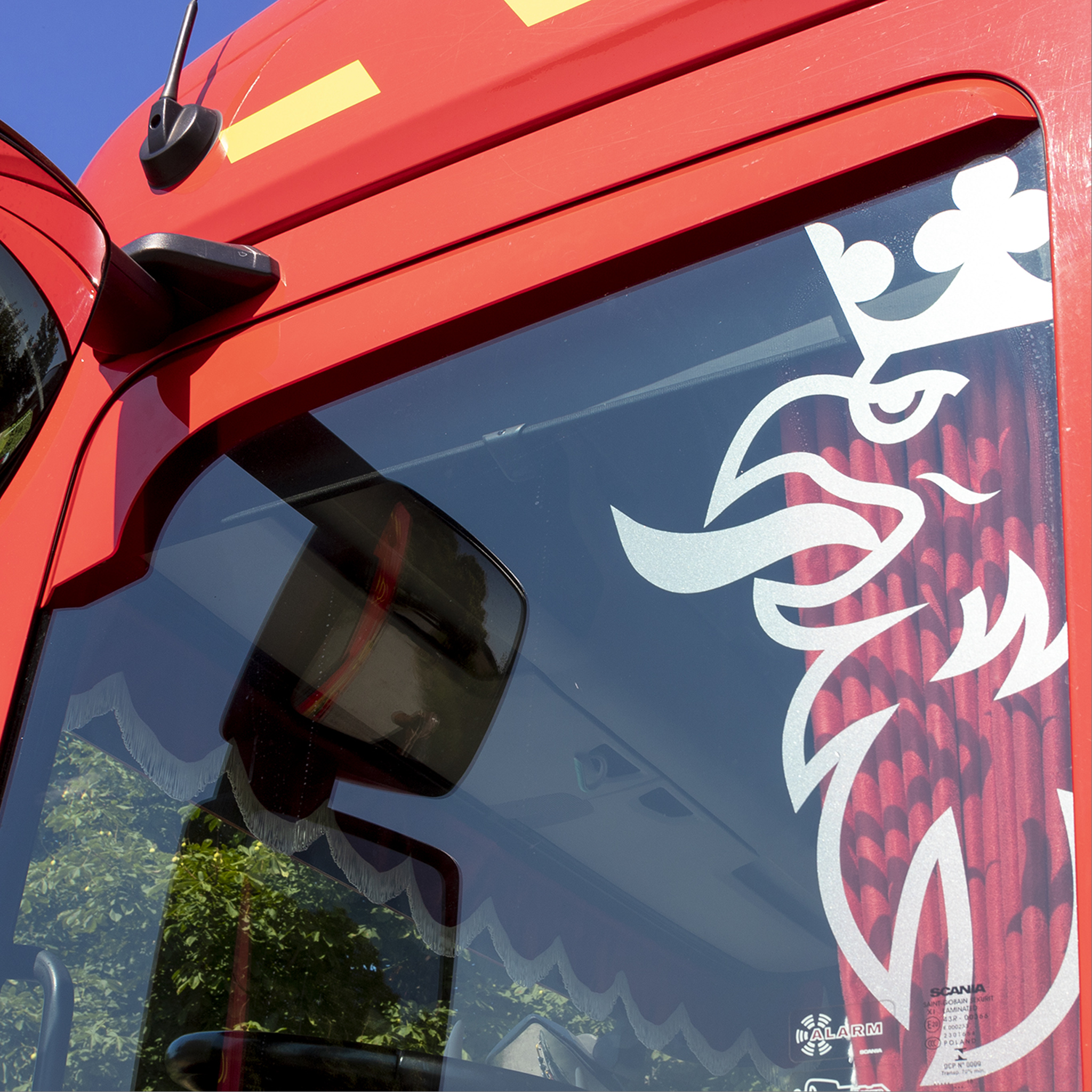 Truckstyling Sweden Window wind deflectors Scania NG / Next Generation ...