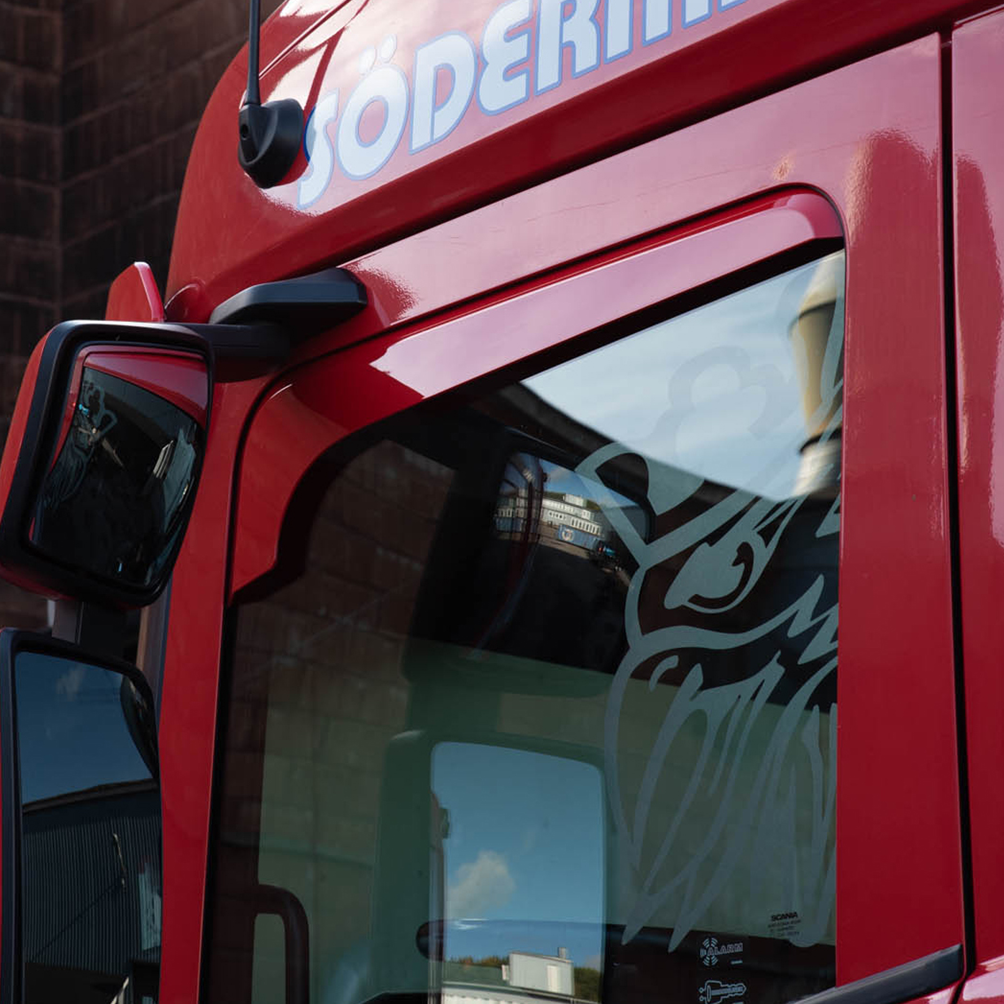 Truckstyling Sweden Window wind deflectors Scania NG / Next Generation ...