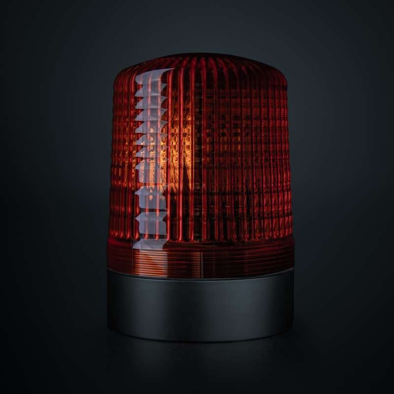Strands IZE LED rotating beacon with orange hood - Go-in-Style.nl