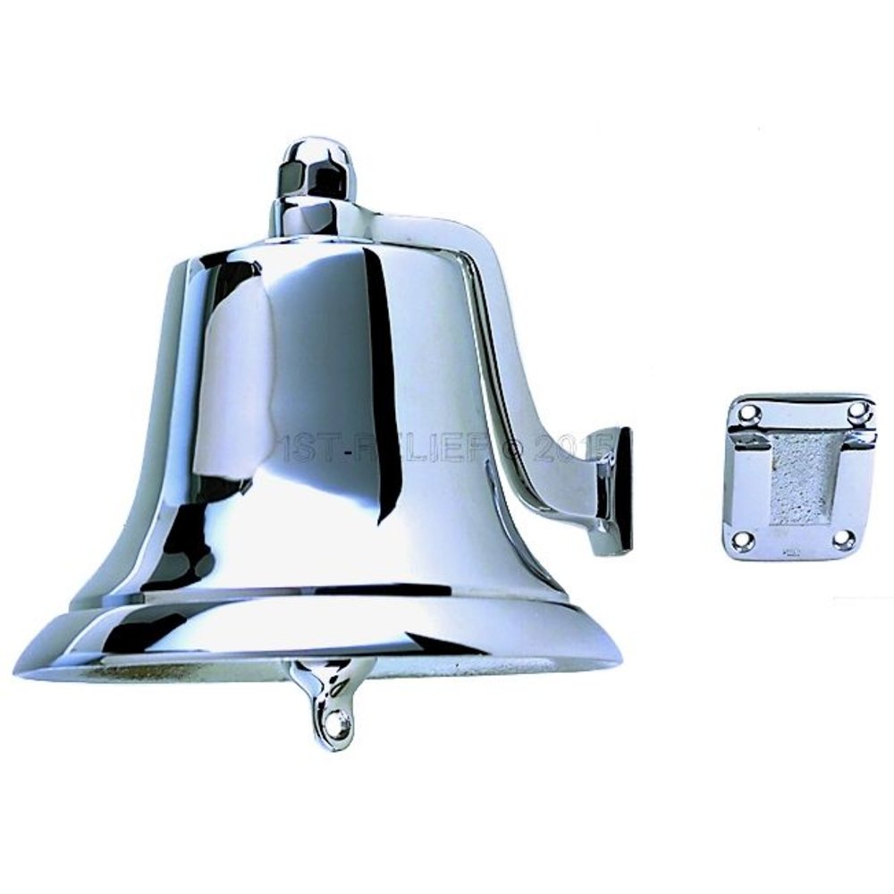 8 inch Fog Bell - plain Bronze - 1st-Relief