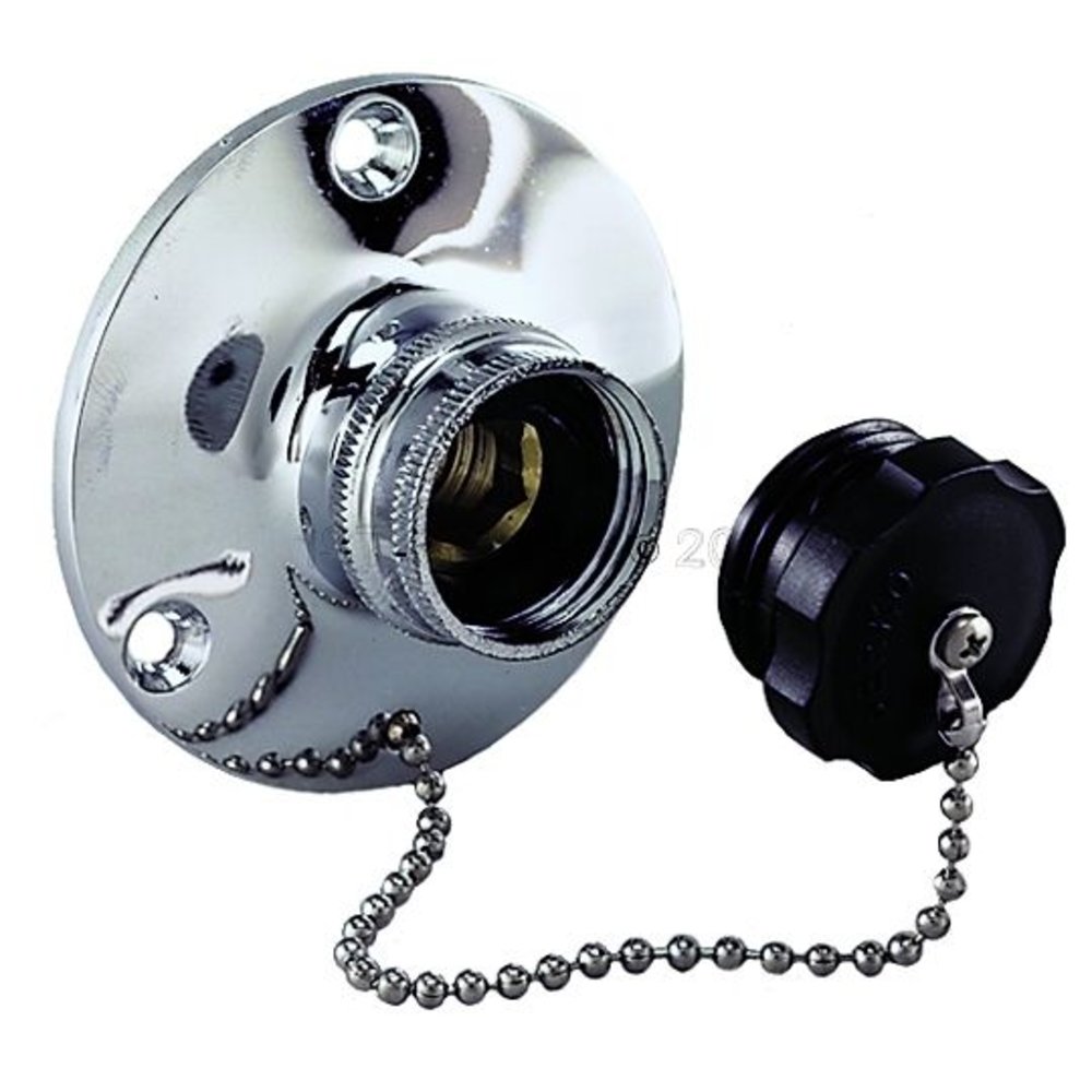 Spare Plug with Chain for Water Inlet Fitting for Obtaining Water at ...