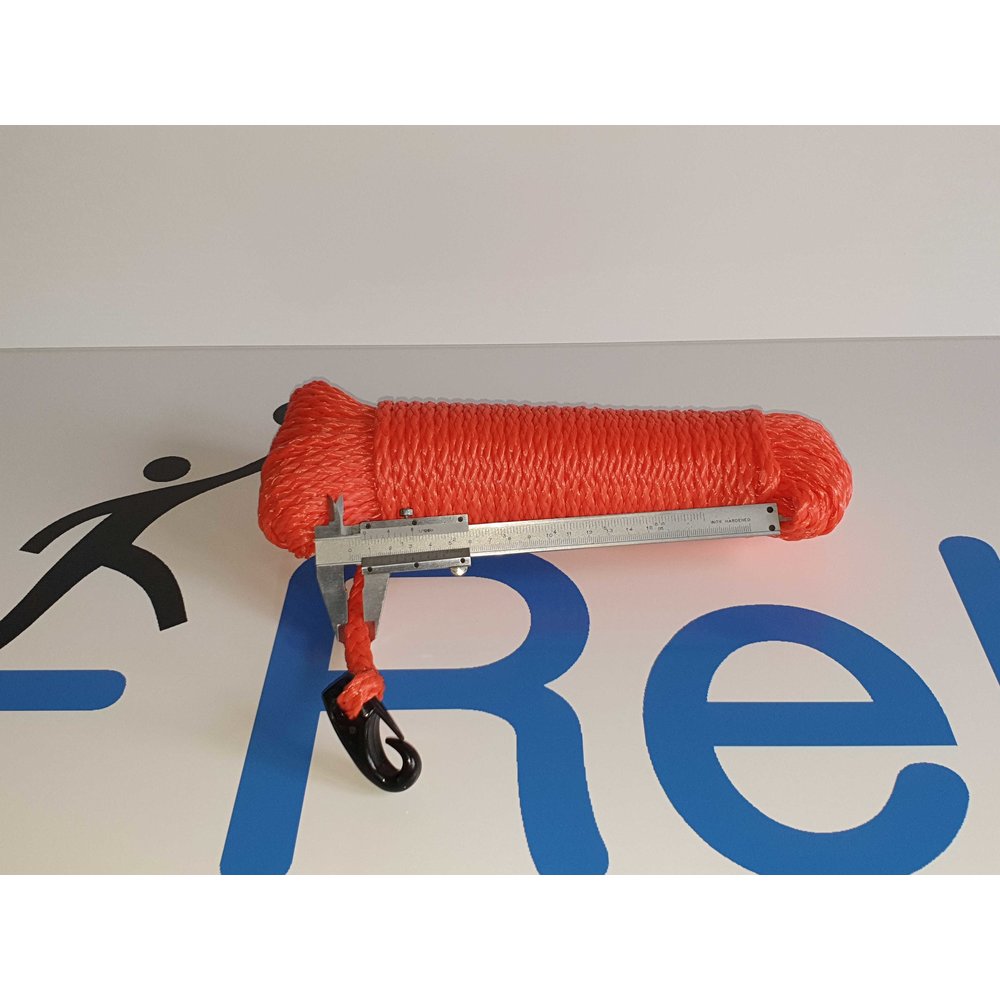 Throwline, Throwrope, floating, 30 meters with end hook - 1st-Relief