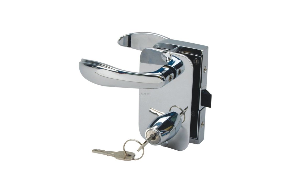 Cabindoor - Full Size Rim Lock Set with Handles, key lockable - 1st-Relief