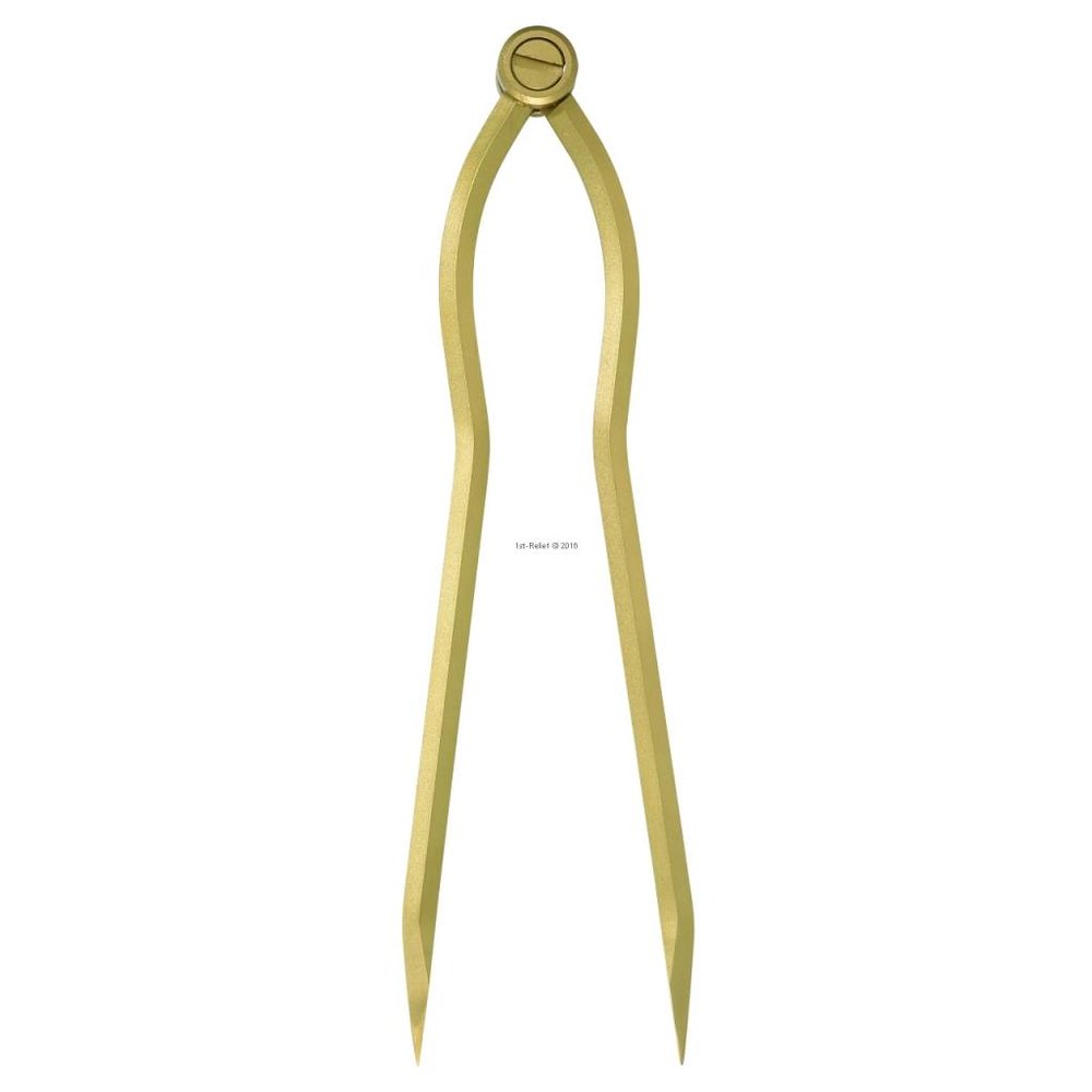 Navigation Divider 185 mm long, brass, matt-varnished, in soft plastic ...