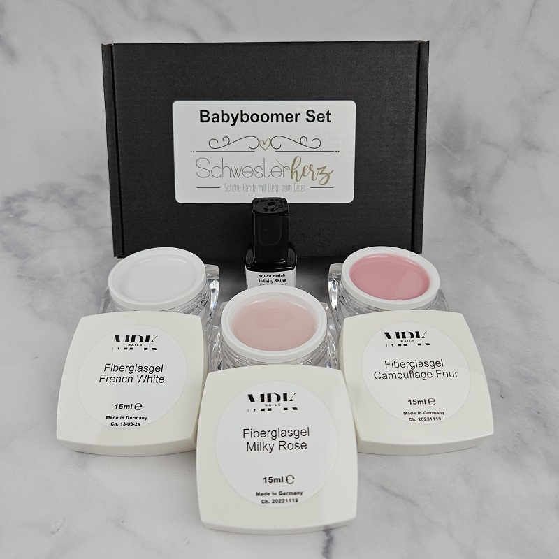 Babyboomer Gel Set - Für Baby Boomer Nägel Jetzt Gel Set kaufen!