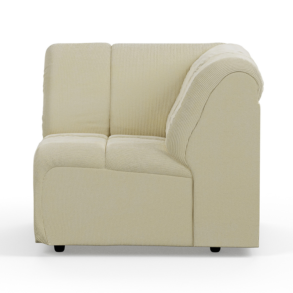 Hkliving Wave bank: element hoek corduroy rib hay - Deens