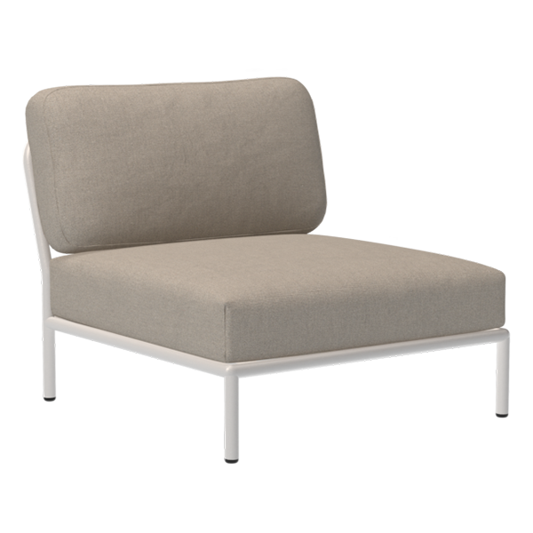 HOUE LEVEL Chair Ash met metalen frame in Muted white - Deens