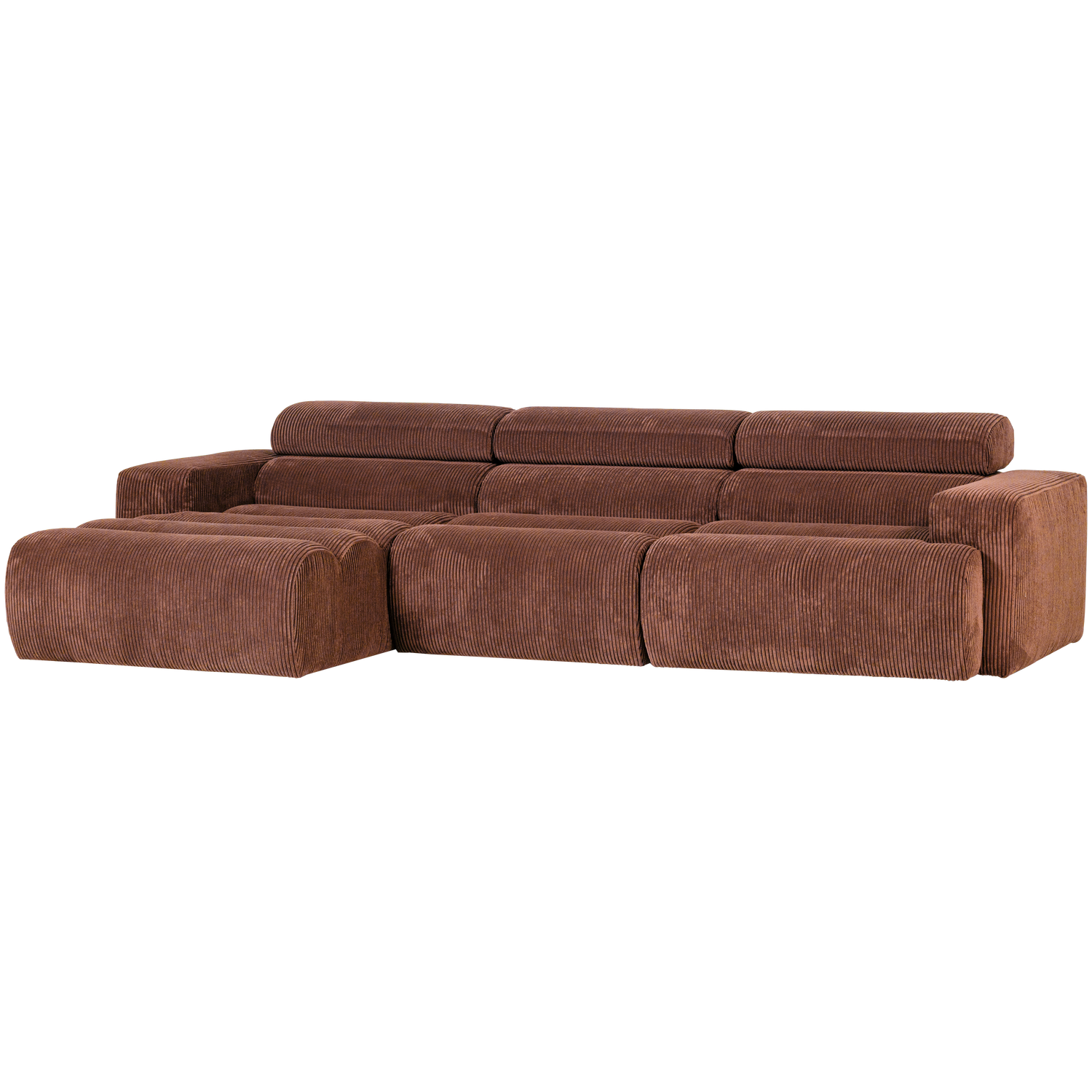 WOOOD Novi Chaise Longue Bank Links Ribstof Terra - Deens