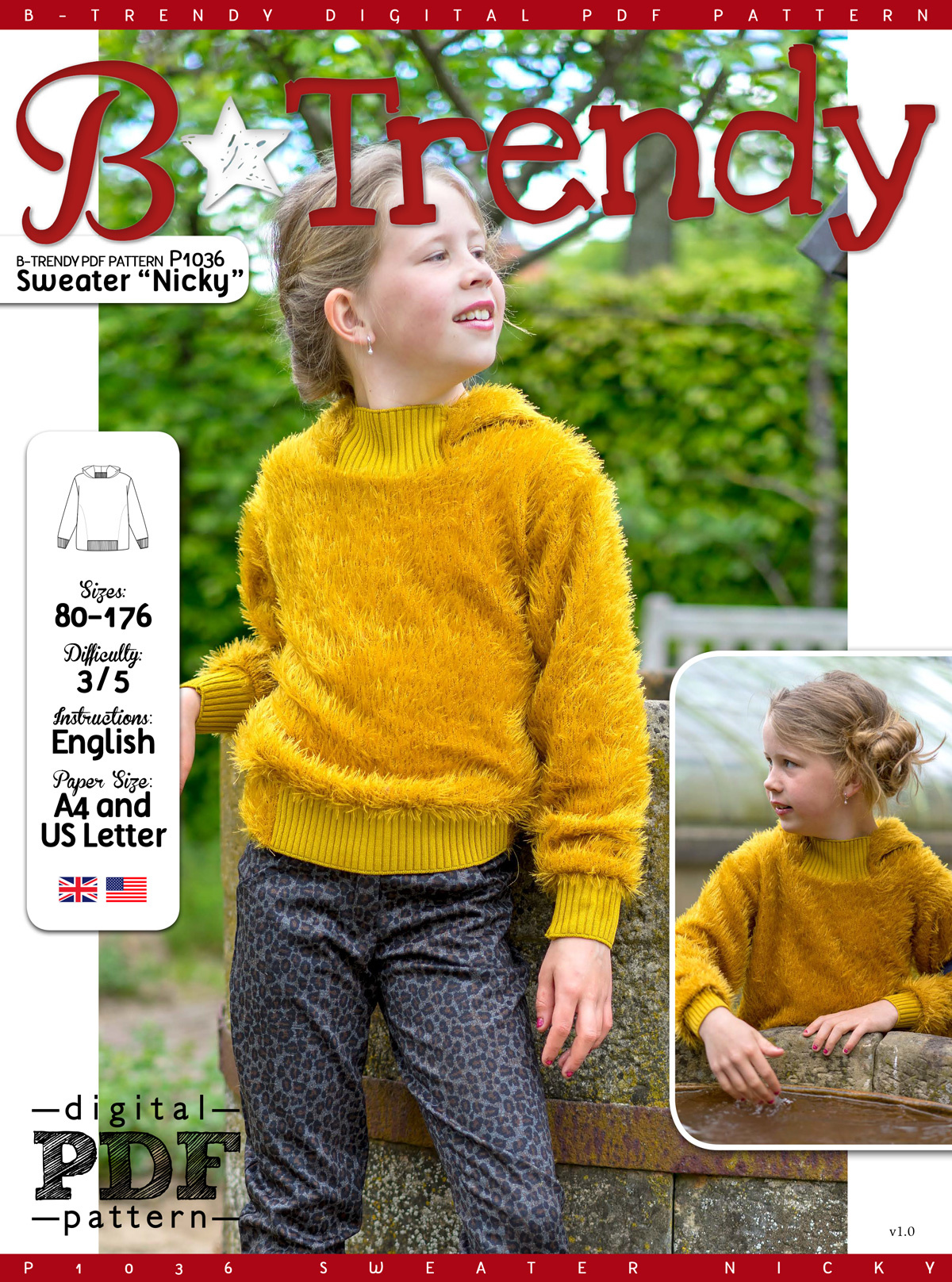 P1036 Sweater Nicky - Made by Oranges