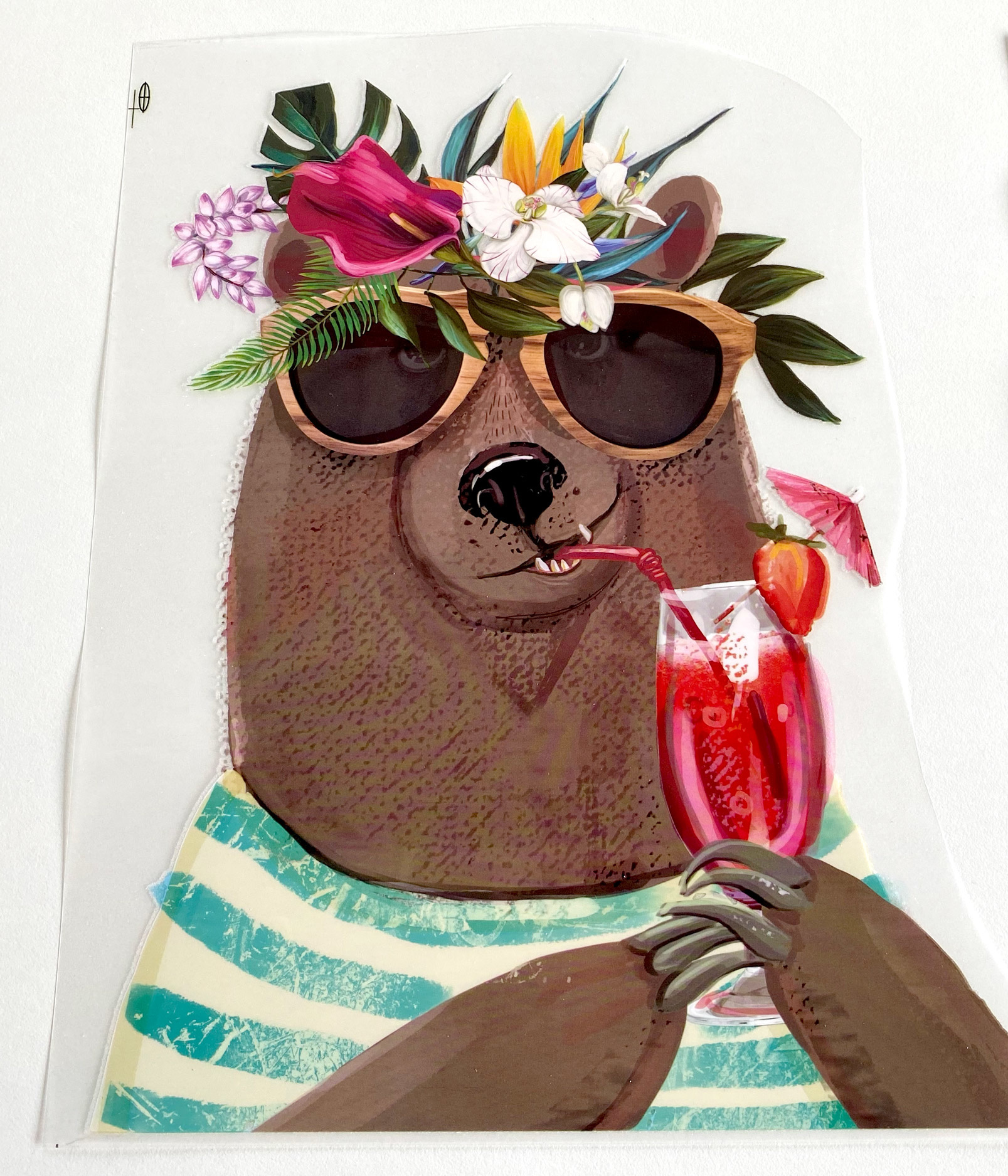 Iron-on patch Bear - Made by Oranges