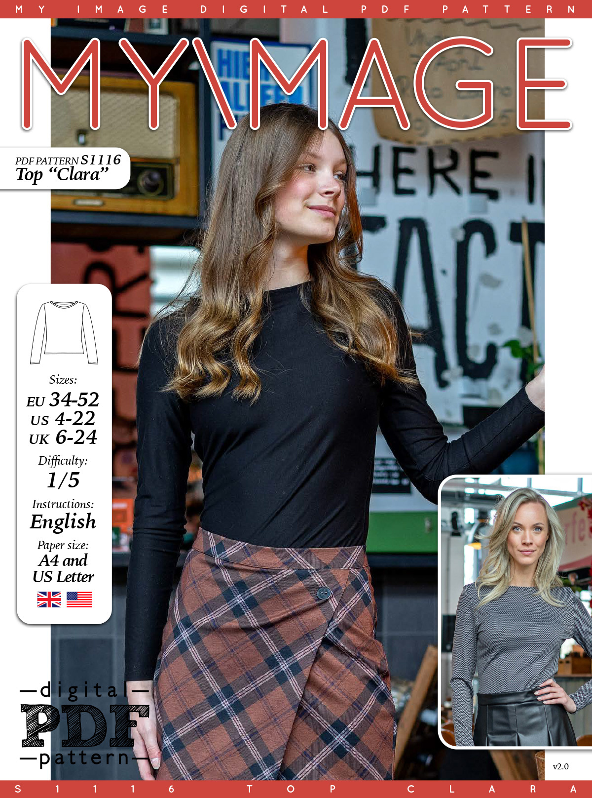 S1116 Top Clara - Made by Oranges