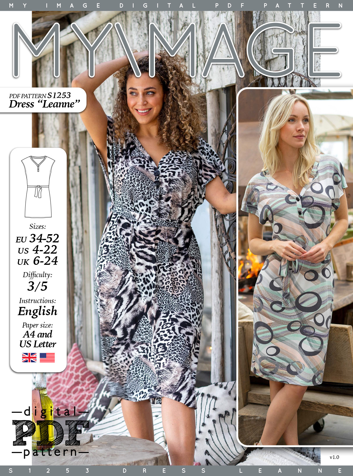 S1253 Jurk Leanne - Made by Oranges