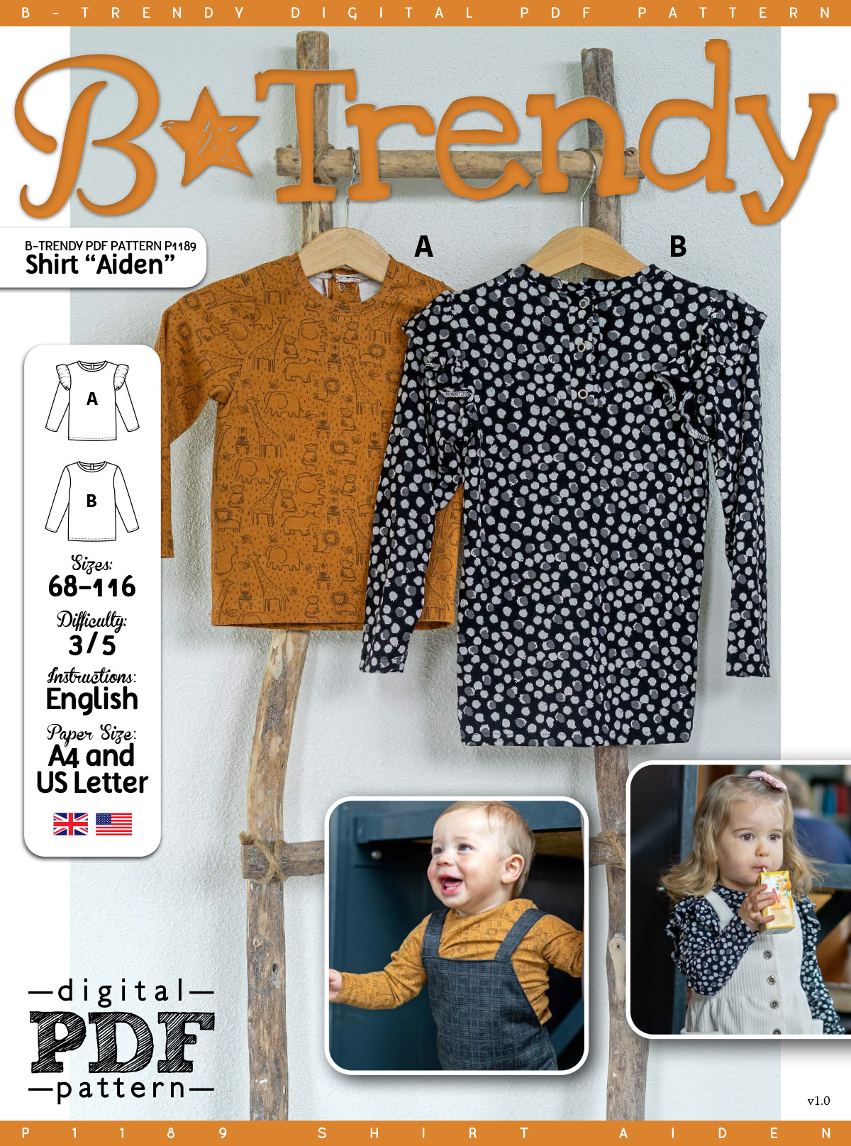 P1189 Shirt Aiden - Made by Oranges