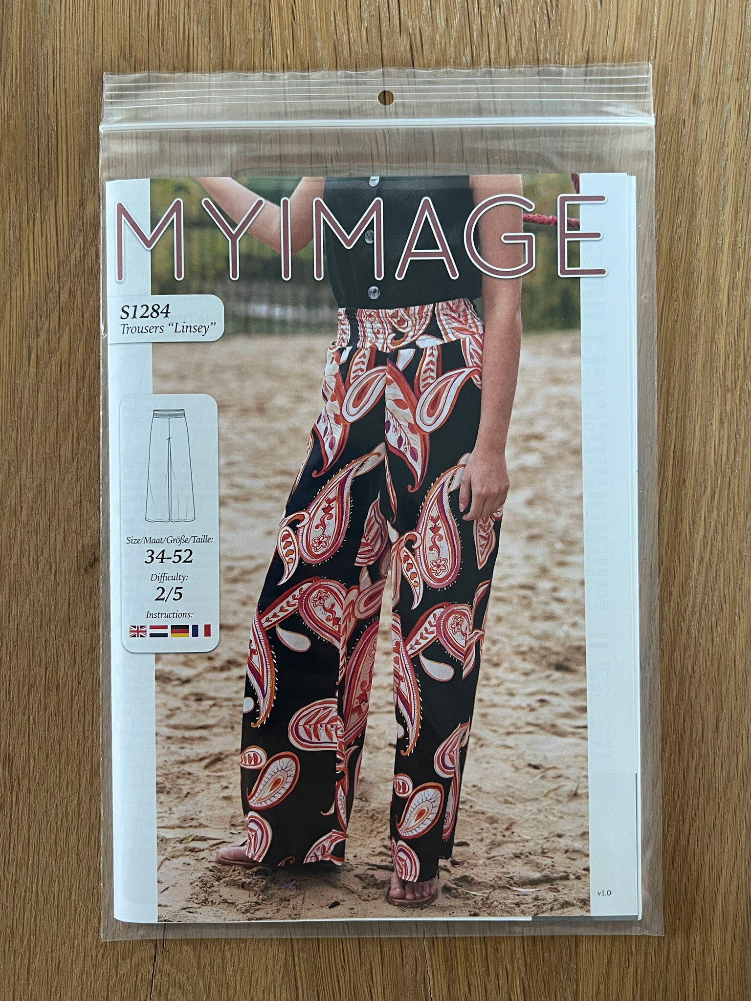 S1284 Pantalon Linsey patron papier - Made by Oranges