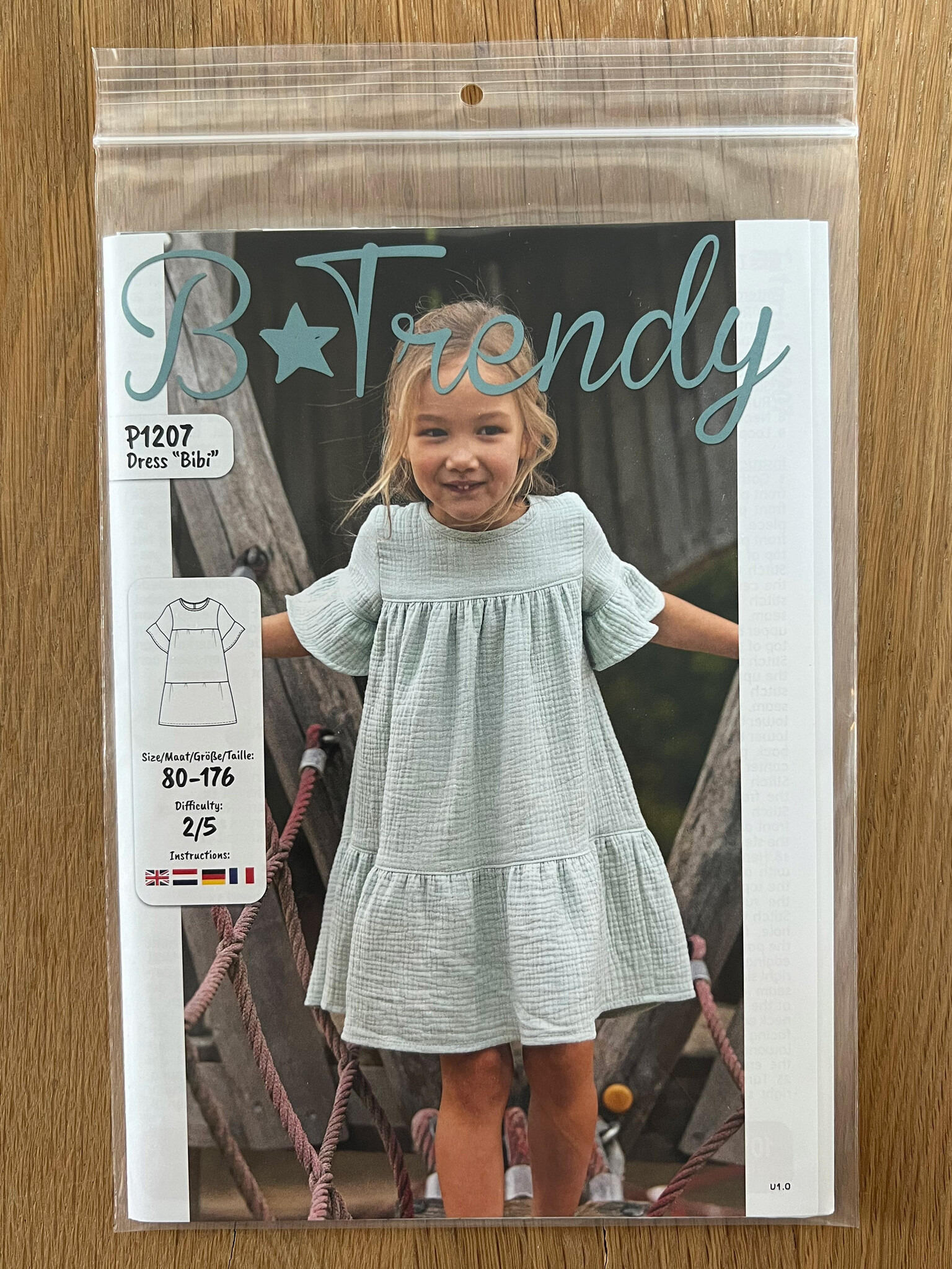 P1207 Kleid Bibi Papierschnittmuster - Made by Oranges