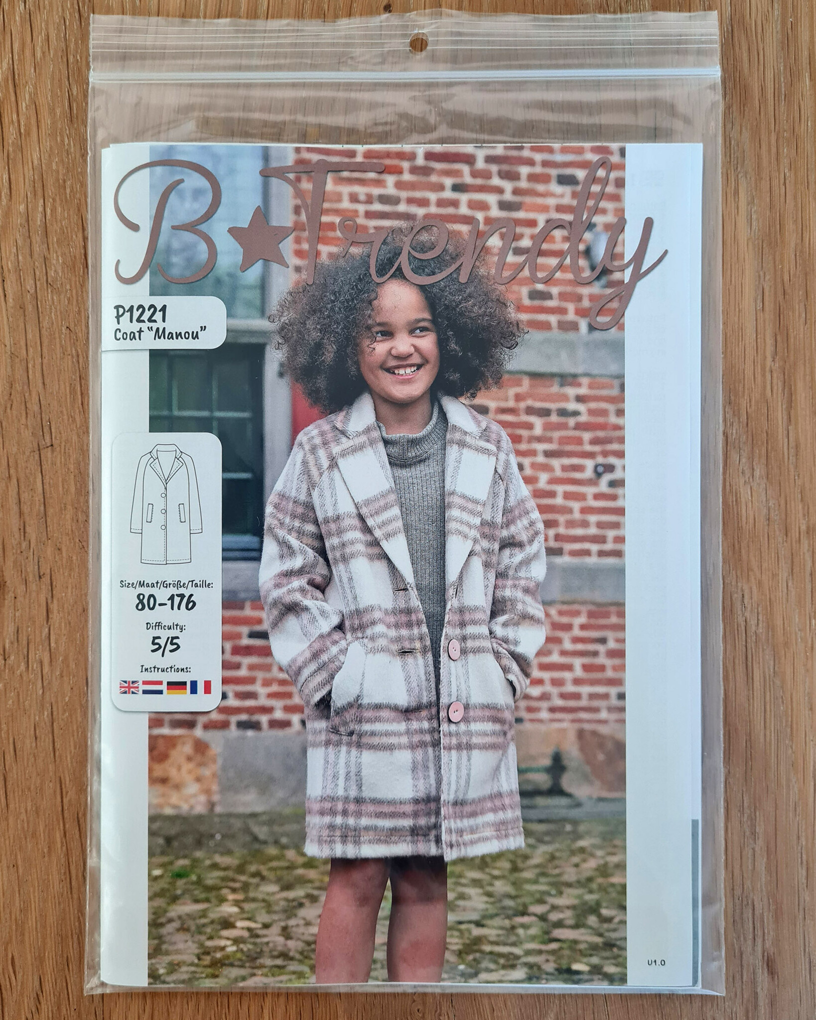 P1221 Manteau Manou patron papier - Made by Oranges