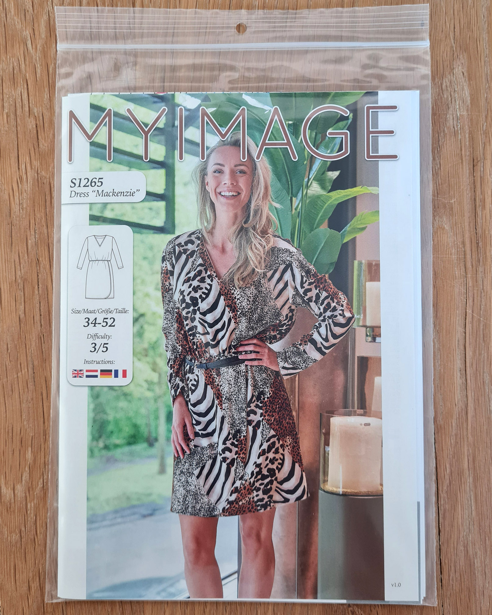 S1265 Robe Mackenzie patron papier - Made by Oranges