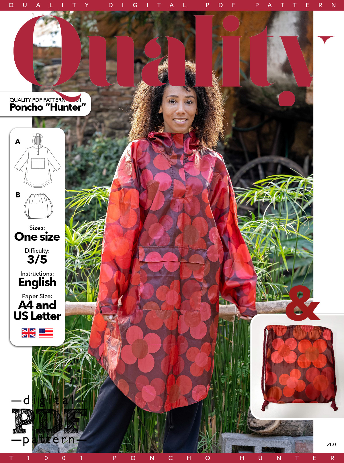 T1001 Poncho Hunter - Made by Oranges