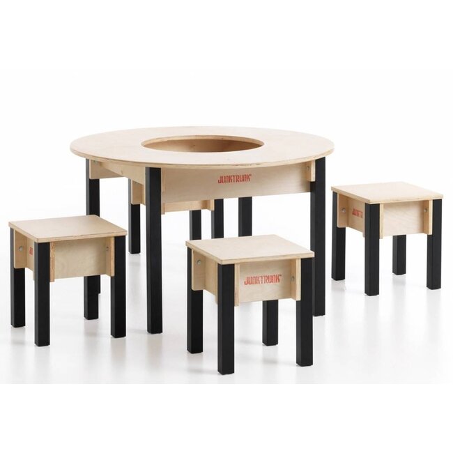 Table enfant avec rangement - ronde - TablesDeJeux
