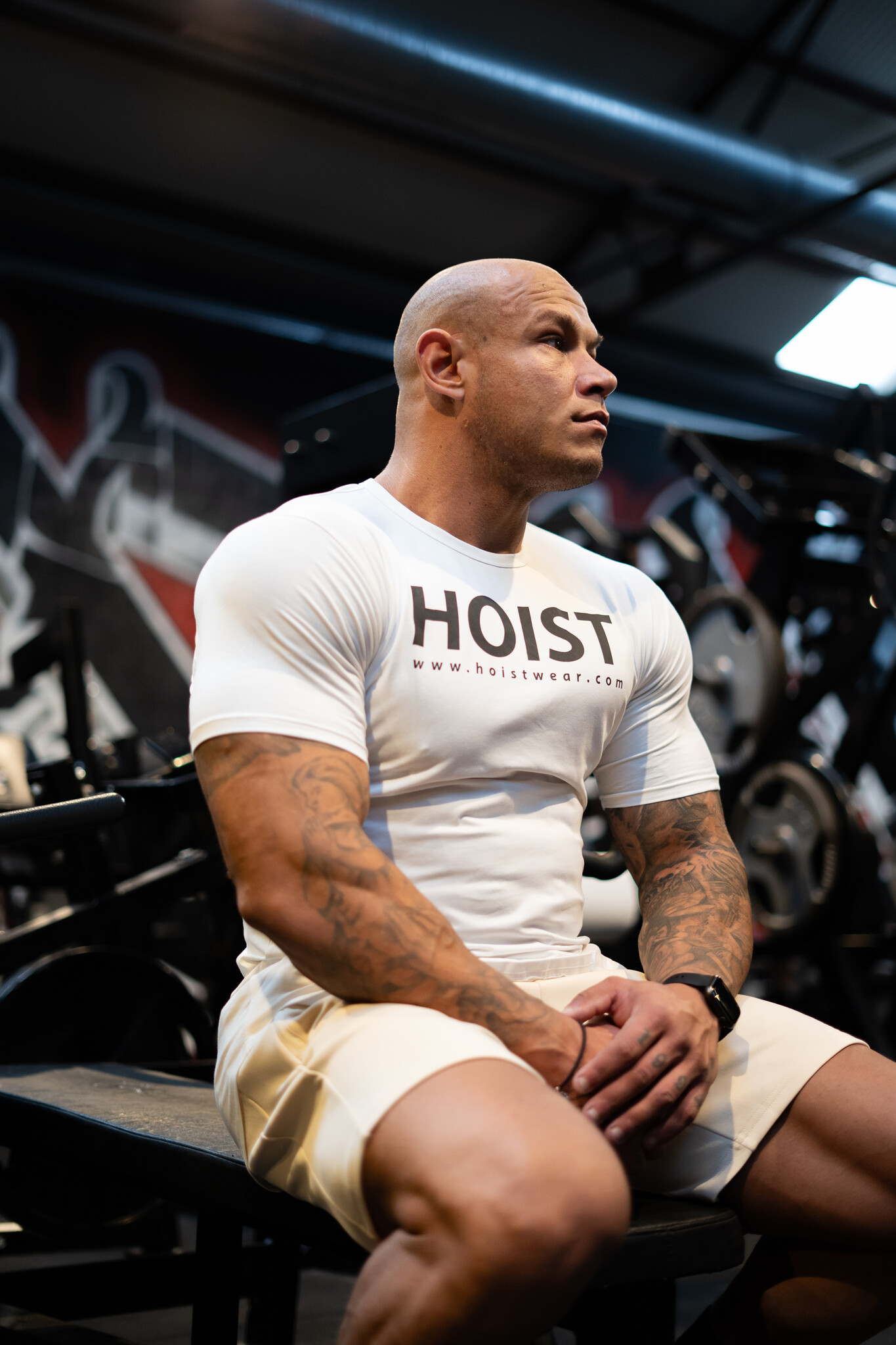 Hoist Lifting Club White Fitted Shirt - Hoistwear