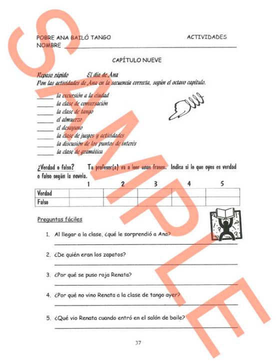 Pobre Ana bailó tango - Teacher's Guide - The CI Bookshop
