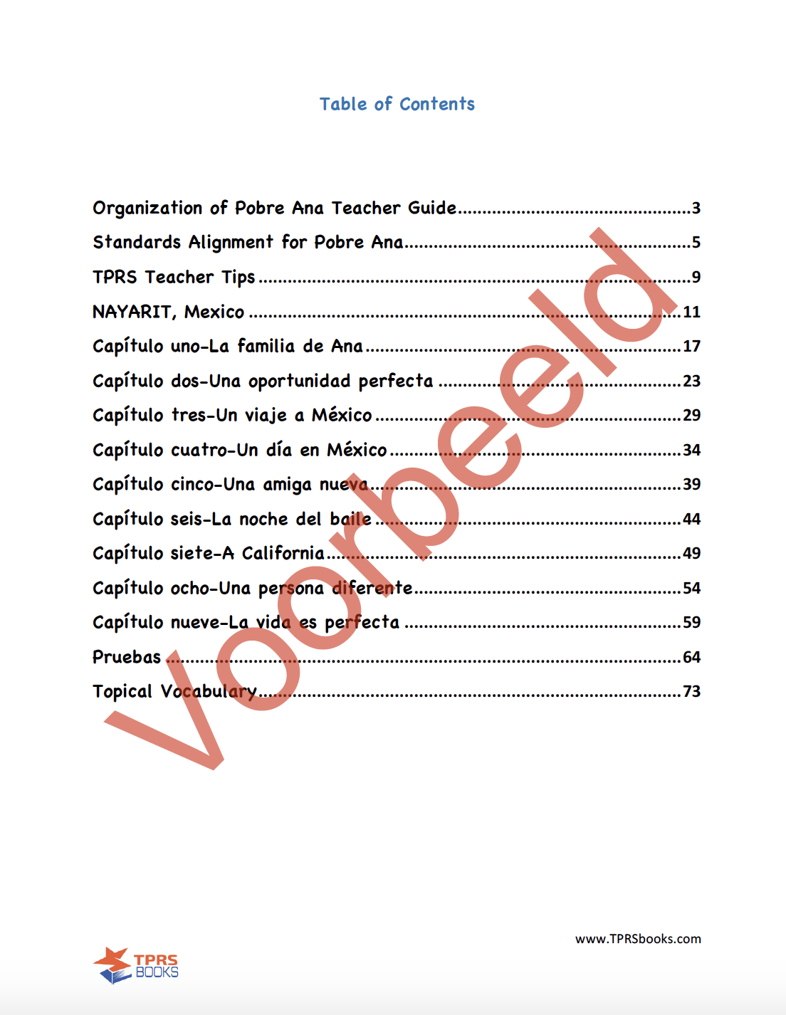 Pobre Ana - Teacher's Guide - The CI Bookshop