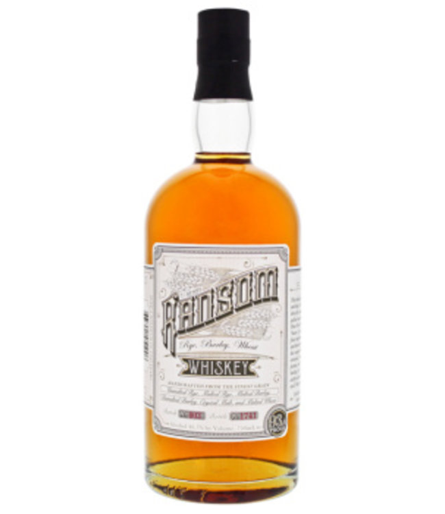 Ransom Rye Barley Wheat Whiskey 0,7L 46,7% - Luxurious Drinks B.V.