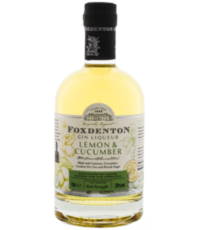 Foxdenton Foxdenton Lemon & Cucumber Liqueur 0,7L - Luxurious Drinks™