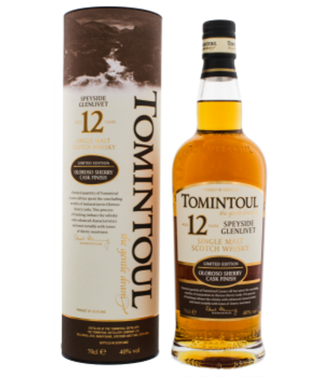 Tomintoul Tomintoul 12YO Oloroso Sherry Cask 0,7L -GB- - Luxurious ...