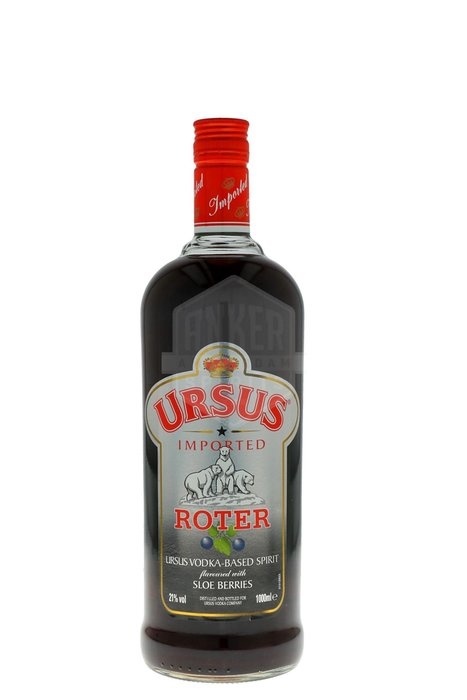 Ursus Roter Vodka 100 cl - Luxurious Drinks