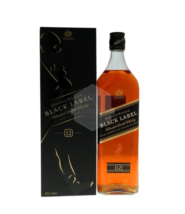 Johnnie Walker Johnnie Walker Black Label Gift Box 100 cl - Luxurious ...