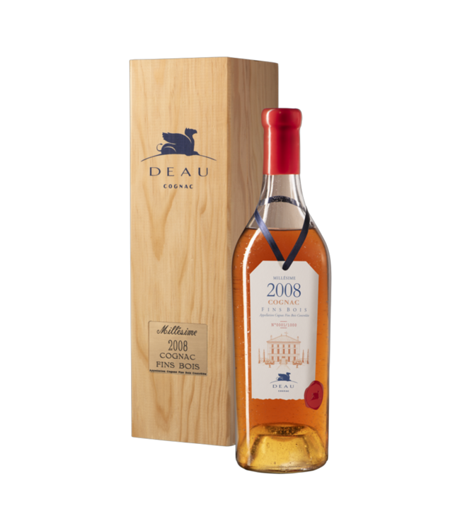 Deau Deau Cognac Vintage 2008 Fins Bois 70 CL - Luxurious Drinks B.V.