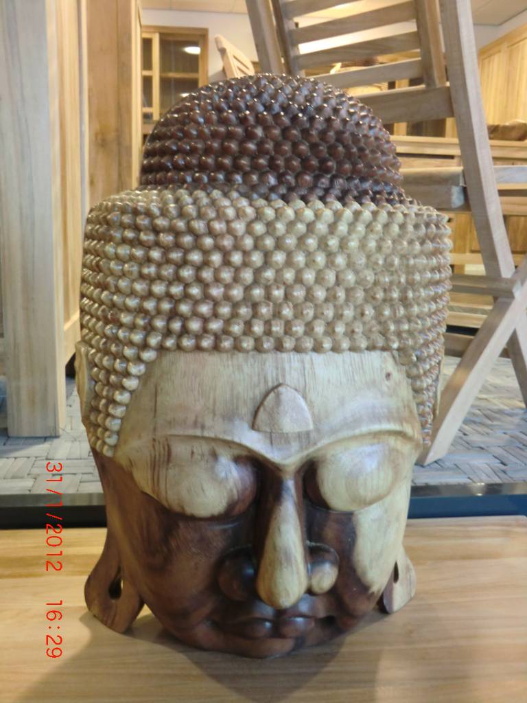 Budha hoofd (groot) - Decomeubel
