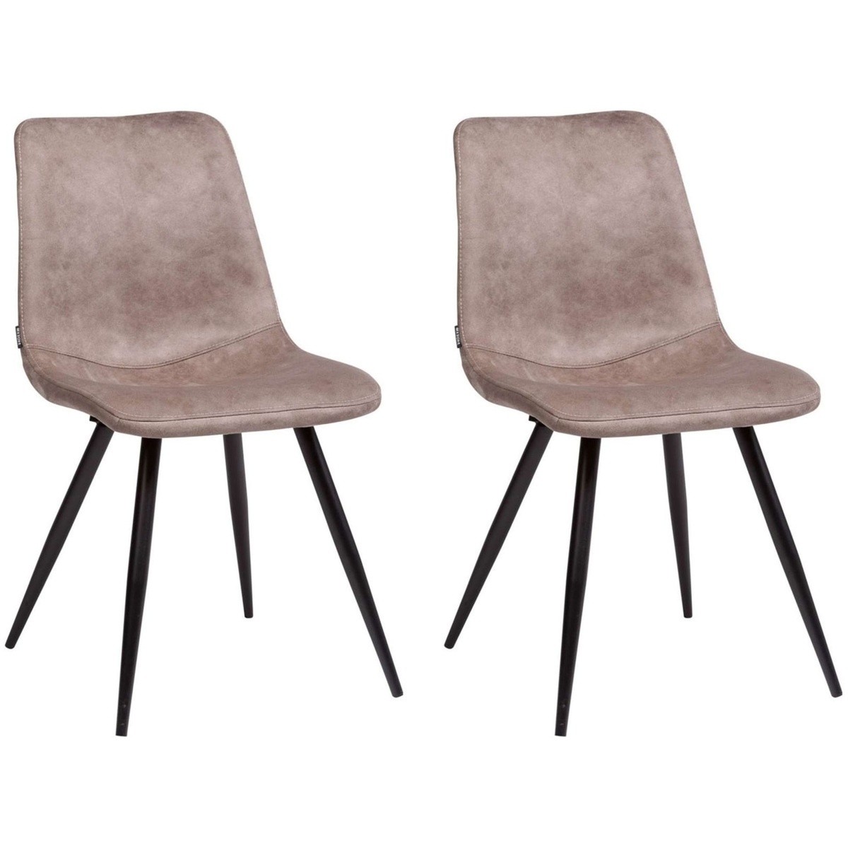 Spot chair - softyl pebble - MX Sofa - set of 2 chairs - DecoMeubel ...