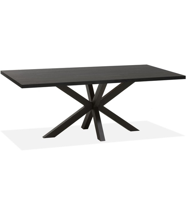 Dining table Novac with metal matrix leg - Decomeubel