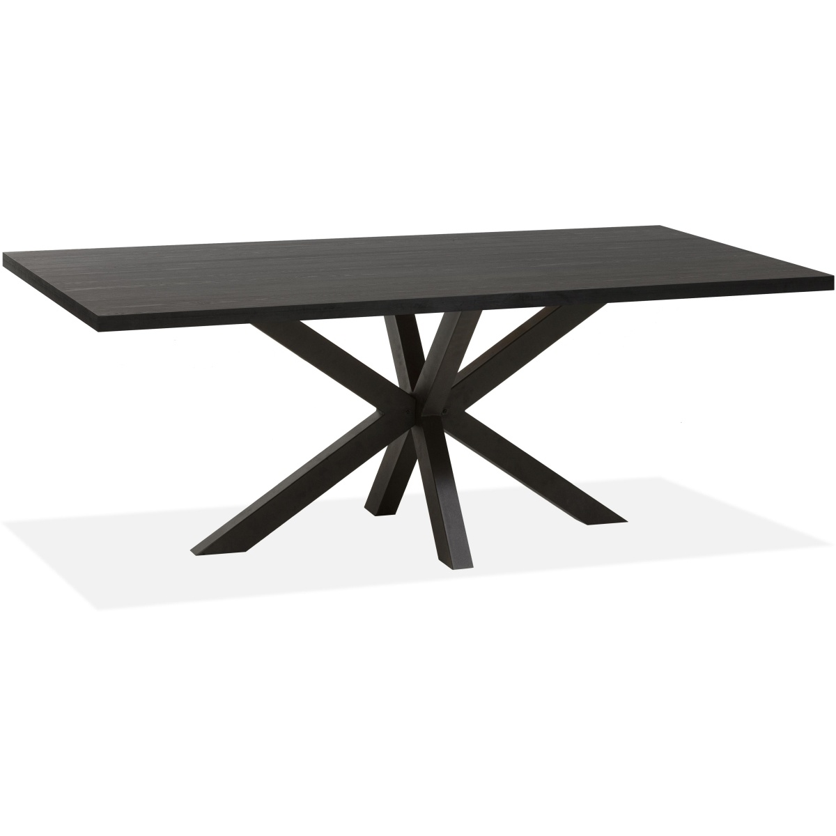 Dining table Novac with metal matrix leg - Decomeubel