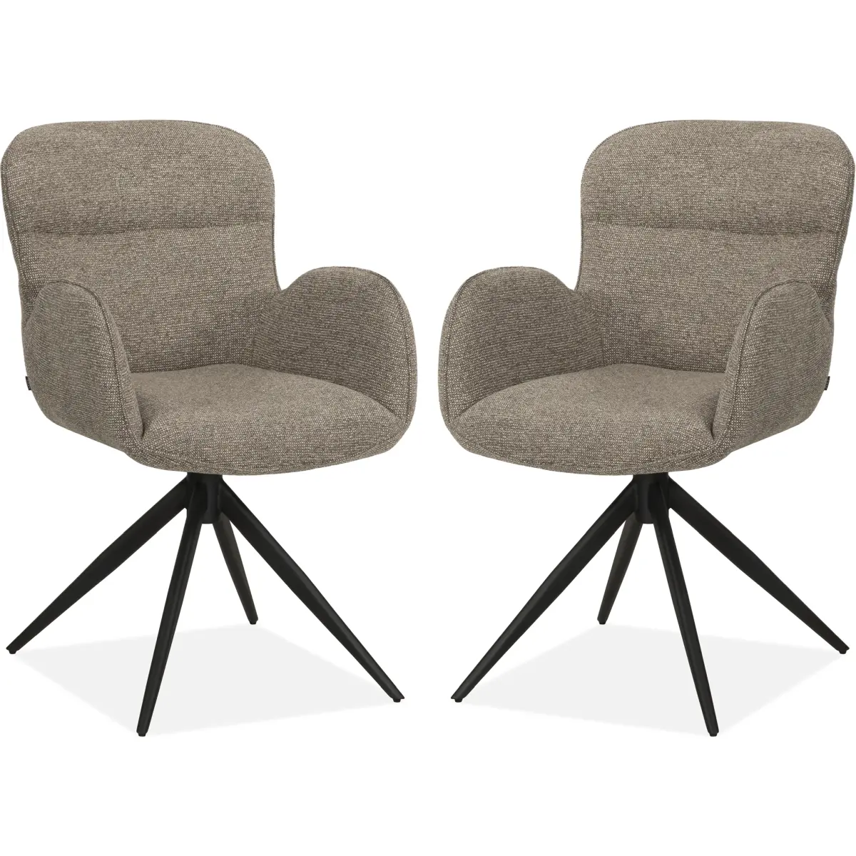 Argentina - Liver dining chair (set of 2 chairs) | DecoMeubel - Decomeubel