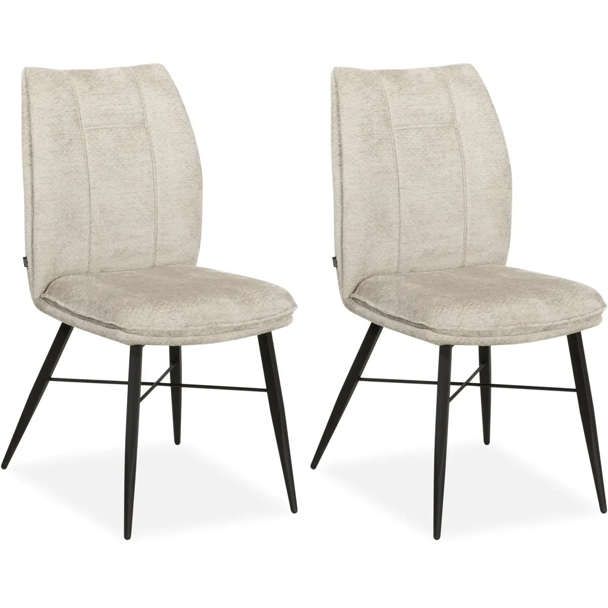 Jefferson dining chair - Natural (set of 2 chairs) | DecoMeubel ...