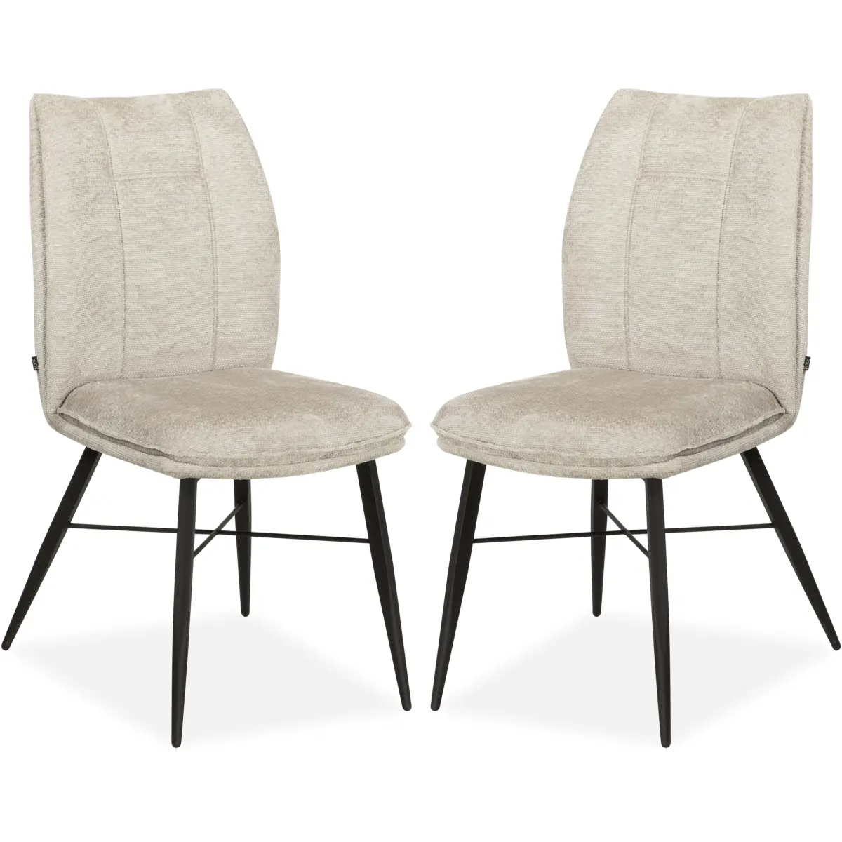 Jefferson dining chair - Natural (set of 2 chairs) | DecoMeubel ...