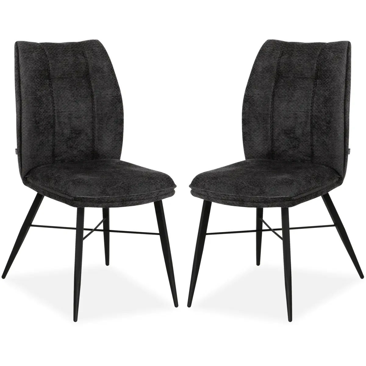 Jefferson dining chair - anthracite (set of 2 chairs) | DecoMeubel ...