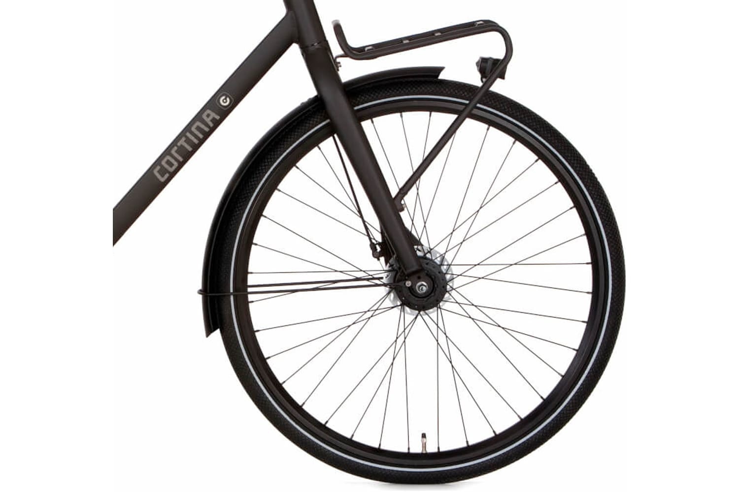 Cortina Common herenfiets 7V Jet Black Matt - Premiumbikes