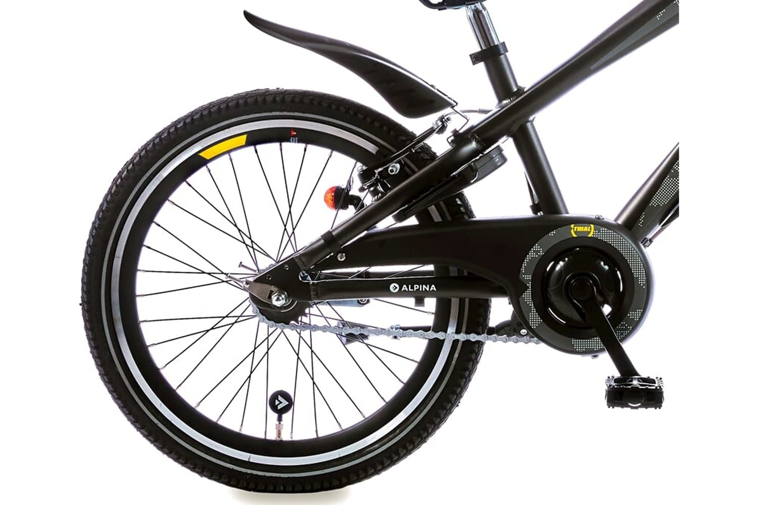 Alpina Trial Jongensfiets 22 inch Space Black Matt