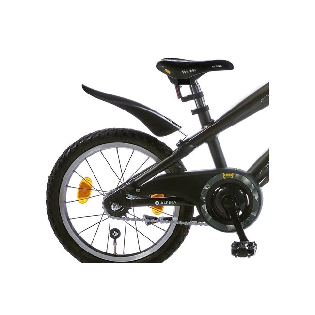 Alpina Trial Jongensfiets 16 inch Mat Zwart
