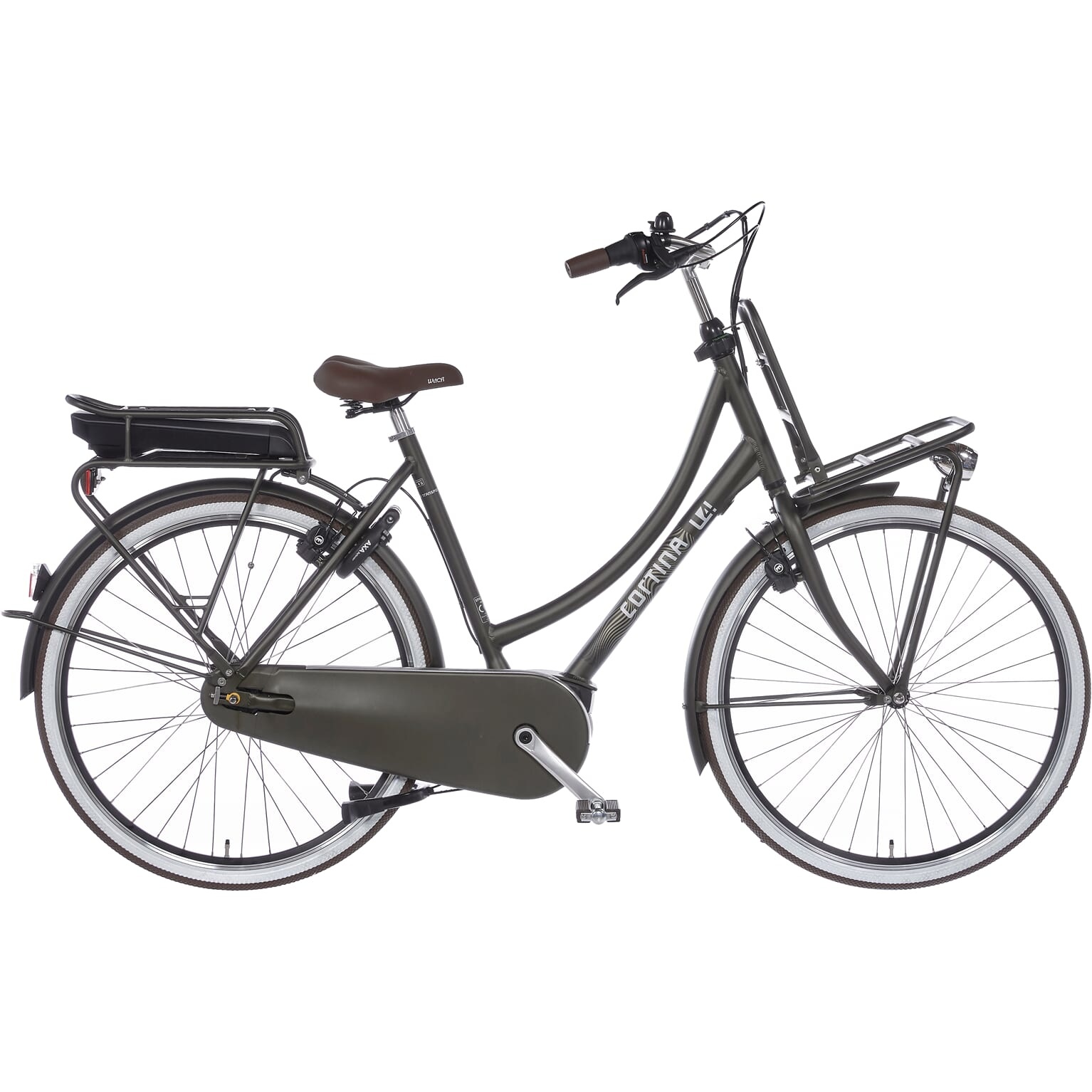 Cortina E-U4 elektrische fiets Elegance Green Matt 7V - Premiumbikes