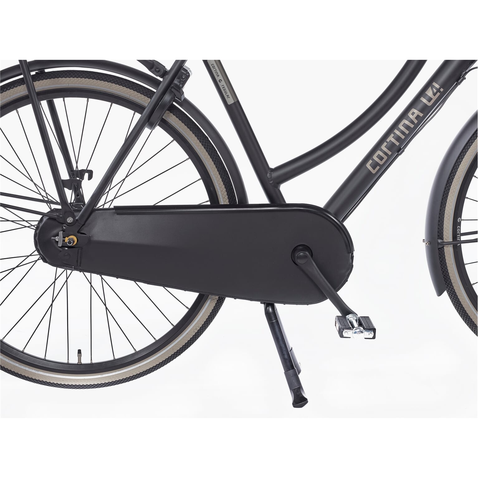 Cortina U4 Transportfiets Dames ND7 Mat Zwart