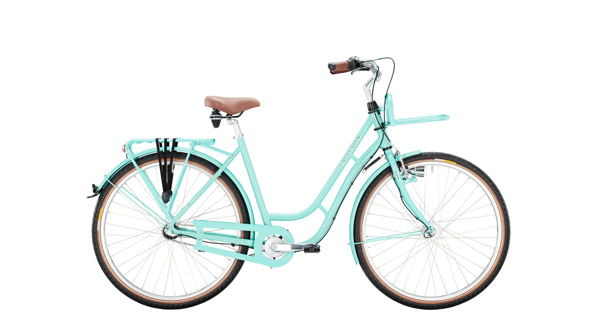 Excelsior Swan Retro FT Alu damesfiets licht groen 3V