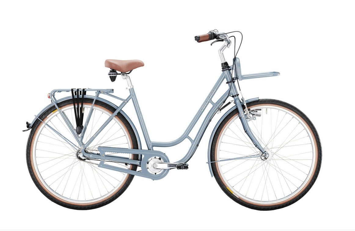 Excelsior Swan Retro FT Alu damesfiets basaltgrijs 3V