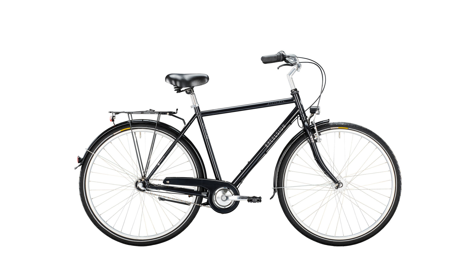 Excelsior Touring herenfiets zwart 3V